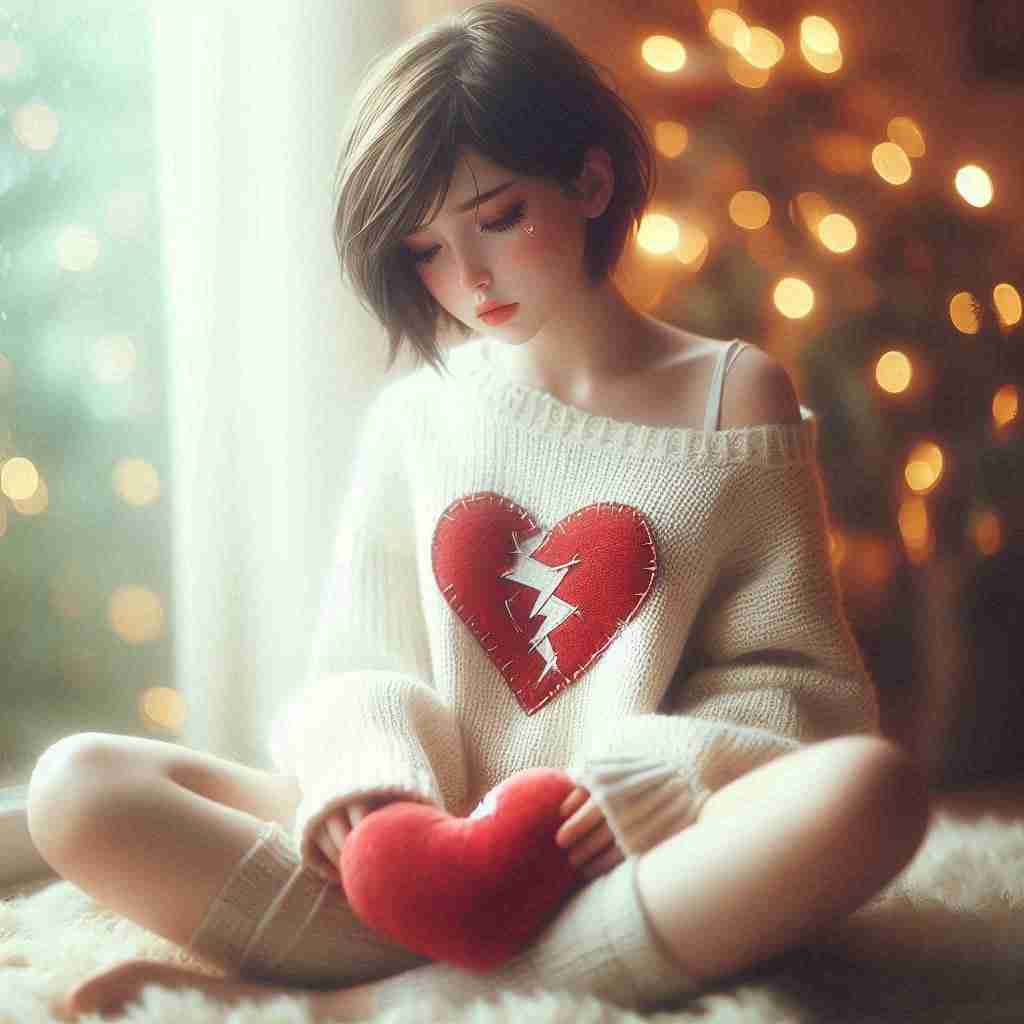 Heart Break Very Sad DP Girl 2025