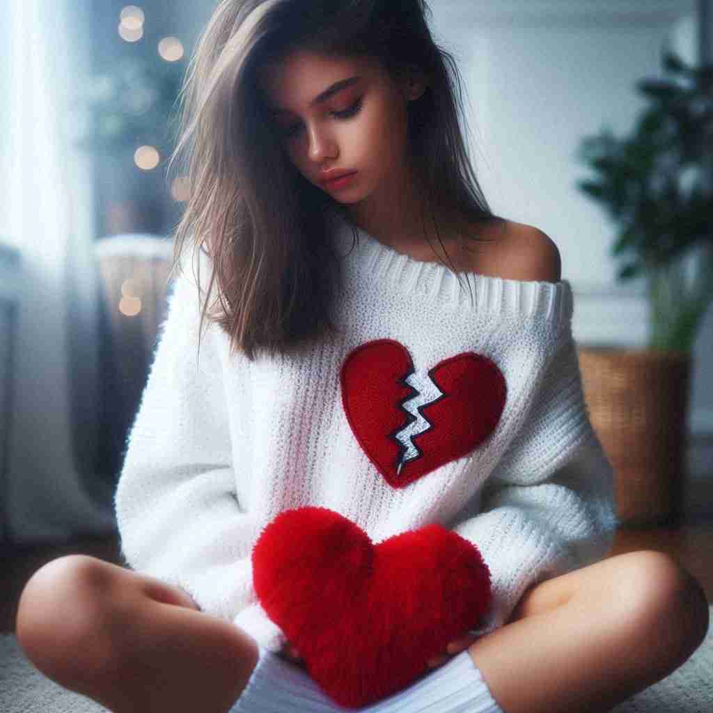 Heart Break Very Sad DP Girl 2025