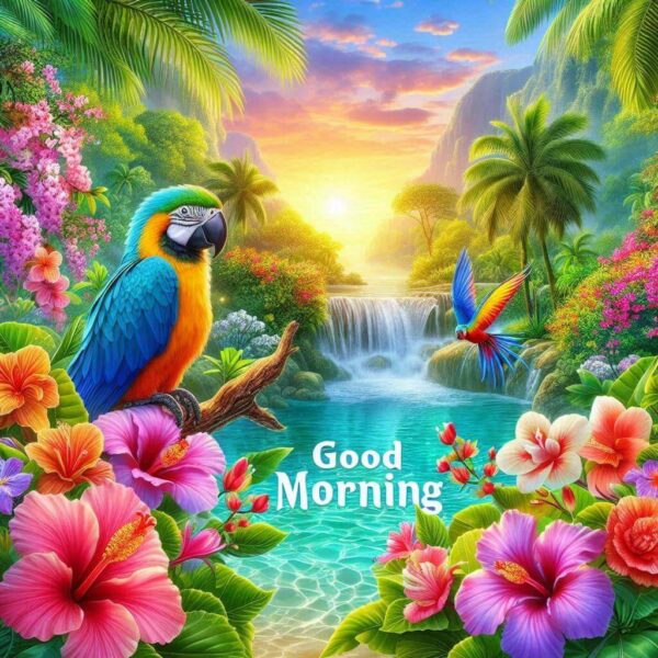 Green Nature Good Morning Images